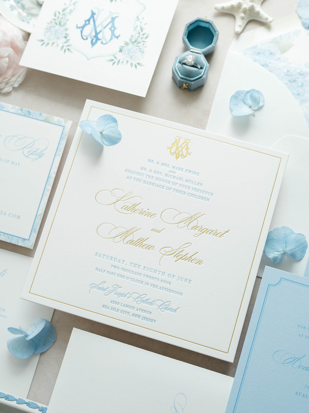 Katherine and Matthew – Chick Invitations Philly