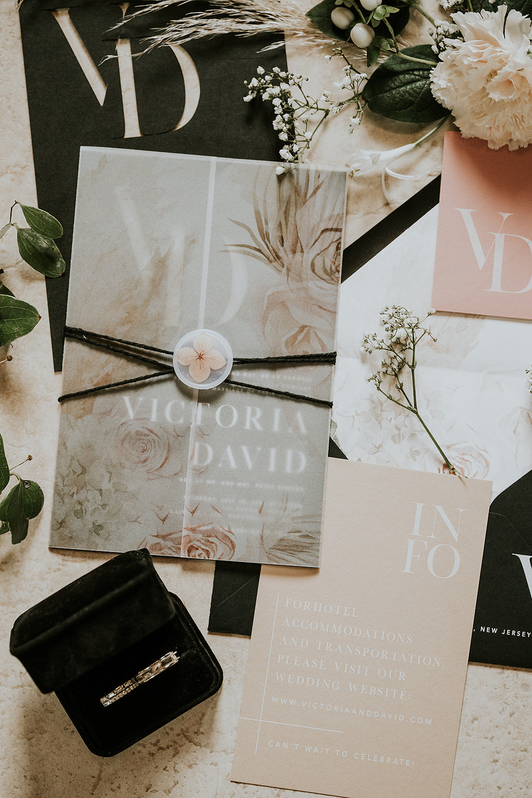 Victoria and David – Chick Invitations Philly